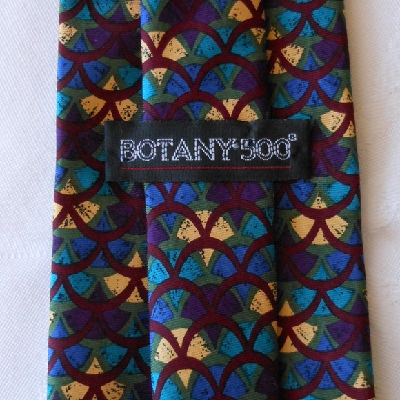 Botany 500 | Accessories | Botany 50 Mens Ginkgo Leaf Design Tie | Poshmark